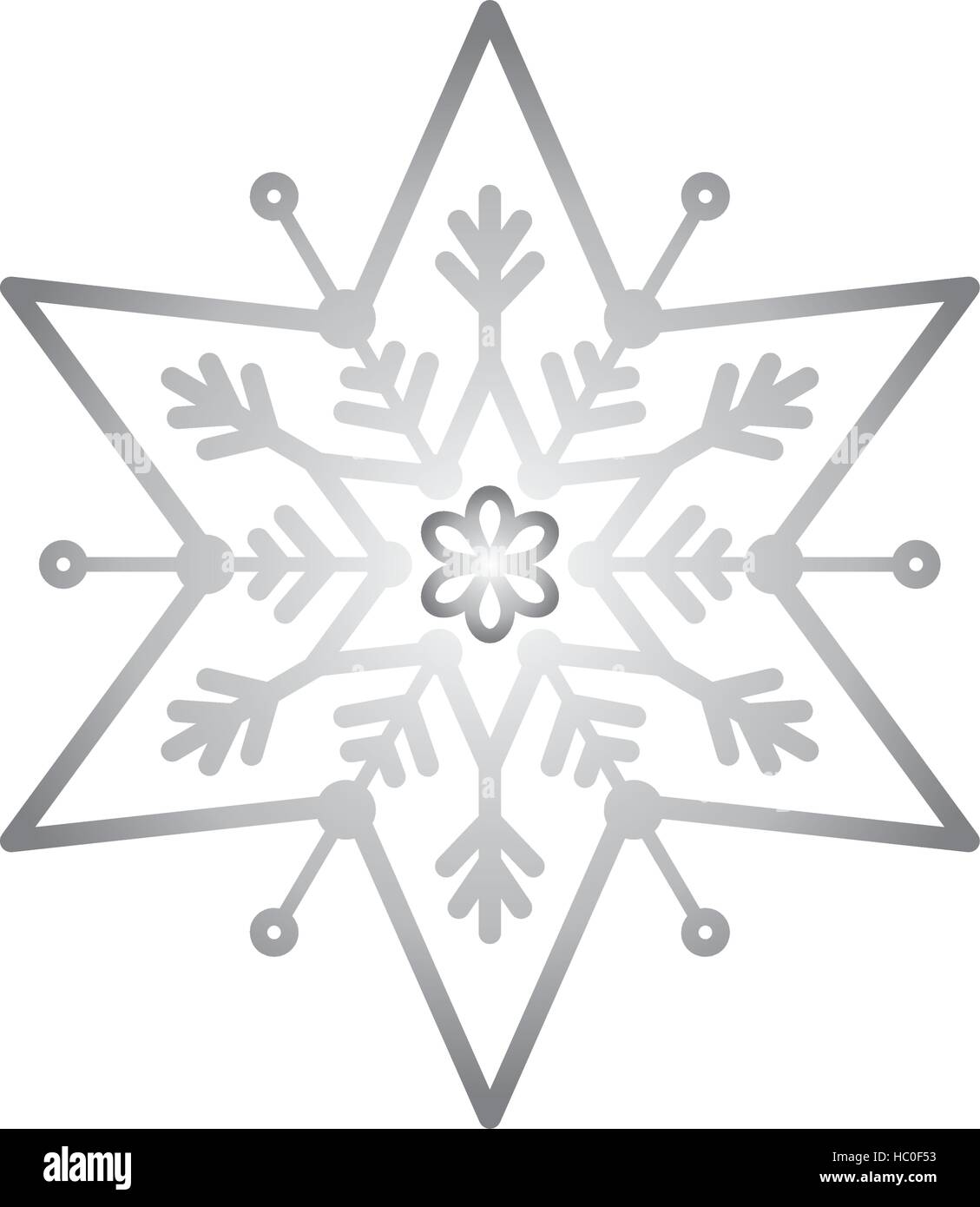 snowflake winter snow icon vector illustration graphic design Stock ...