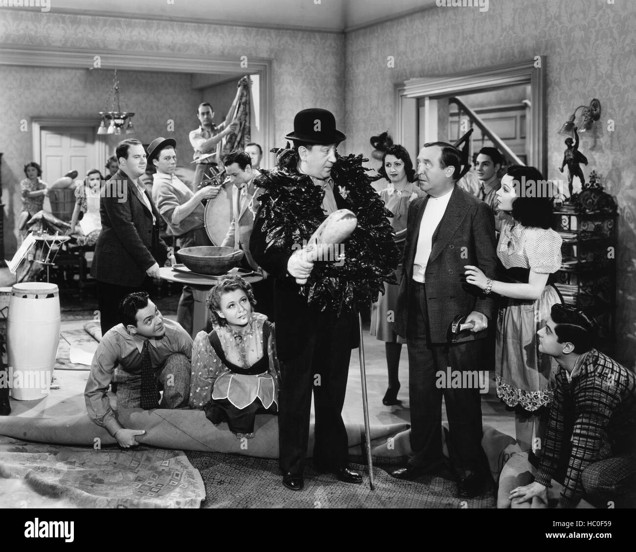 LA CONGA NIGHTS, from left, Eddie Quillan, Sally Payne, Hugh Herbert ...