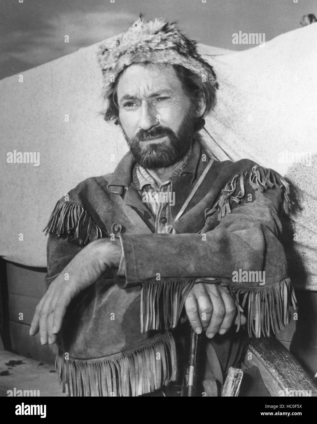 THE LAST COMMAND, Arthur Hunnicutt as Davy Crockett, 1955 Stock Photo ...