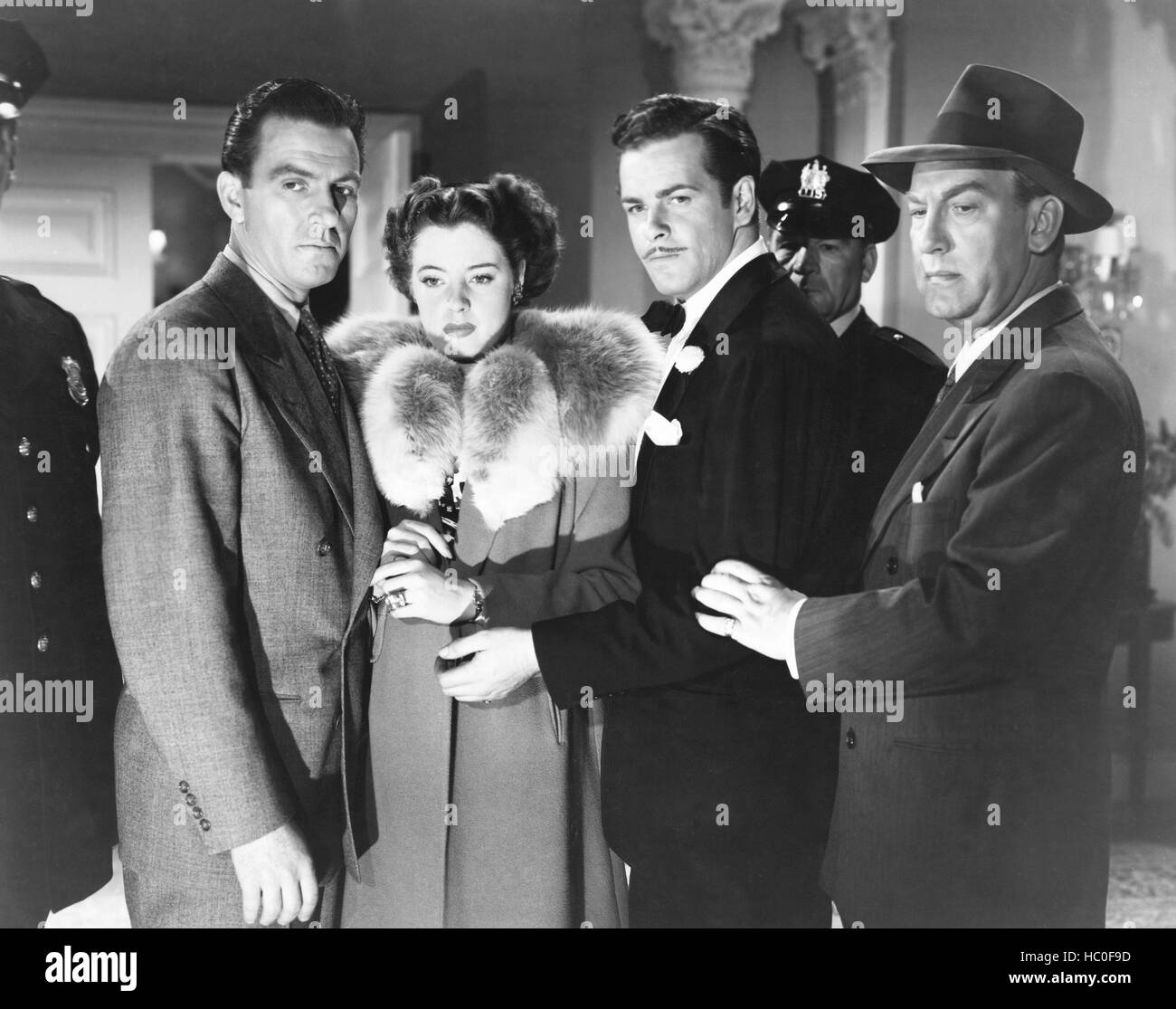 THE LADY CONFESSES, from left: Hugh Beaumont, Mary Beth Hughes, Edmund ...