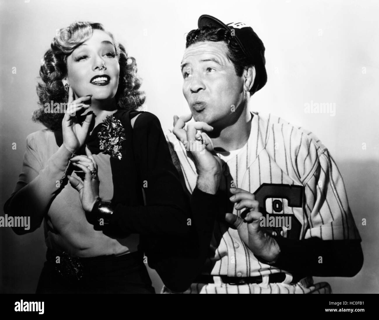 LADIES' DAY, from left: Lupe Velez, Max Baer, 1943 Stock Photo - Alamy