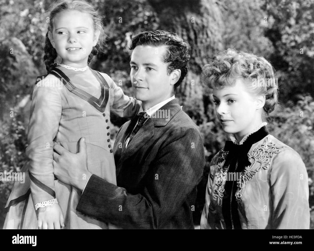 LADDIE, from left, Joan Carroll, Tim Holt, Virginia Gilmore, 1940 Stock ...