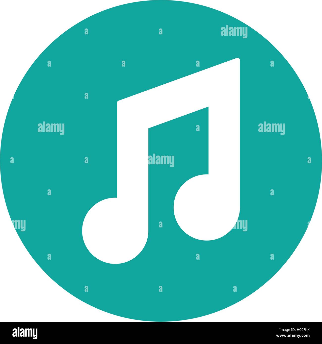 Music note symbol icon vector illustration graphic design Stock Vector ...