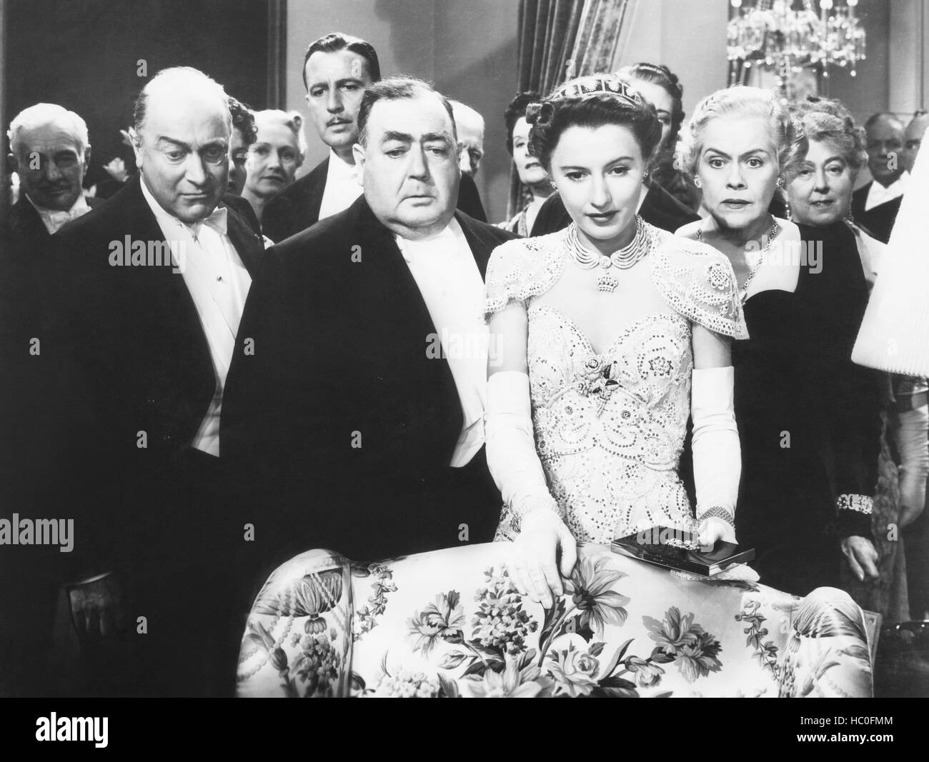 THE LADY EVE, foreground from left: Eric Blore, Eugene Pallette ...