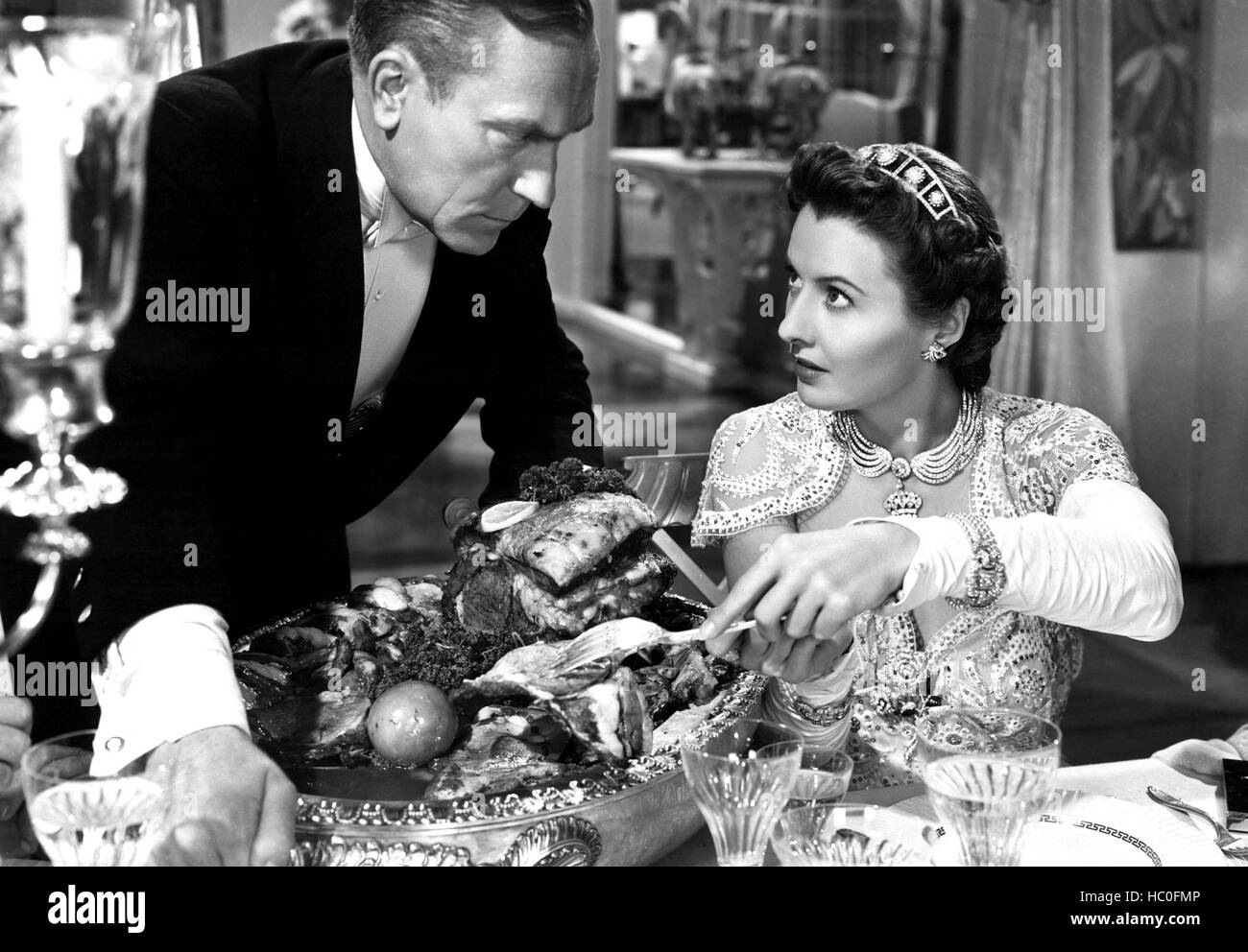 THE LADY EVE, William Demarest, Barbara Stanwyck, 1941 Stock Photo - Alamy