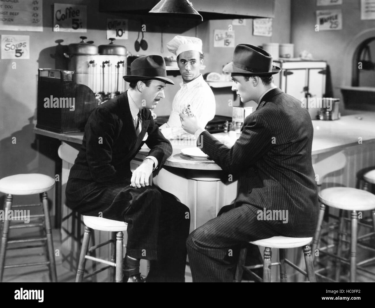 THE LAST EXPRESS, from left, Don Brodie, George Chandler, Kent Taylor ...