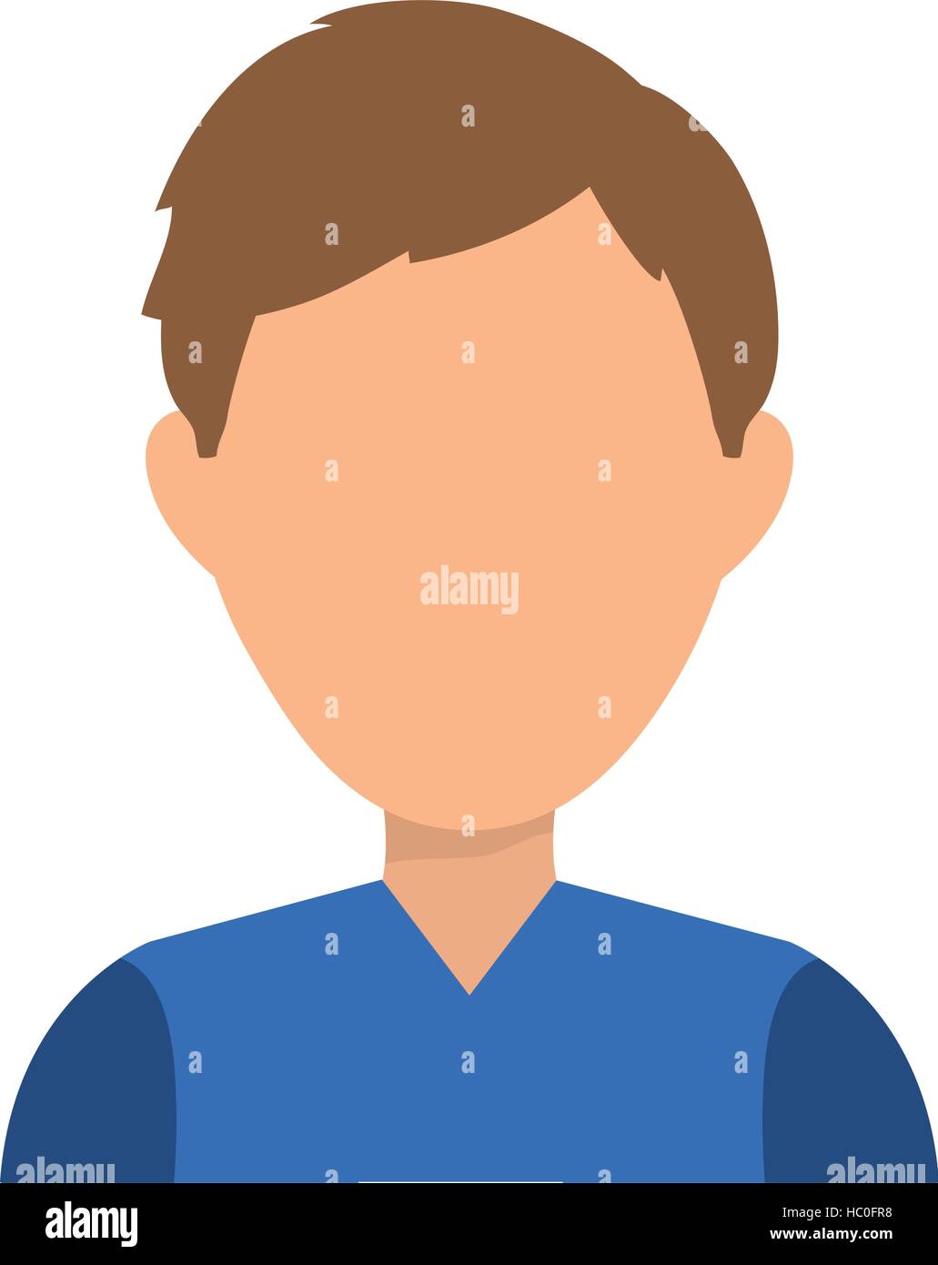 Faceless man character icon vector illustration graphic design Stock ...