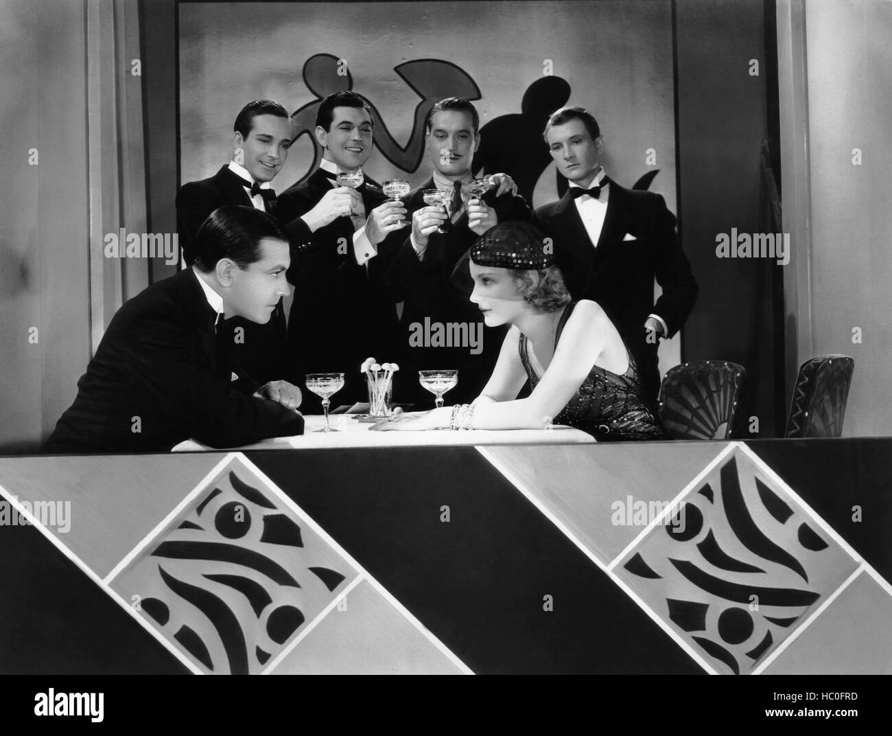 THE LAST FLIGHT, (back) David Manners, Johnny Mack Brown, Walter Byron ...