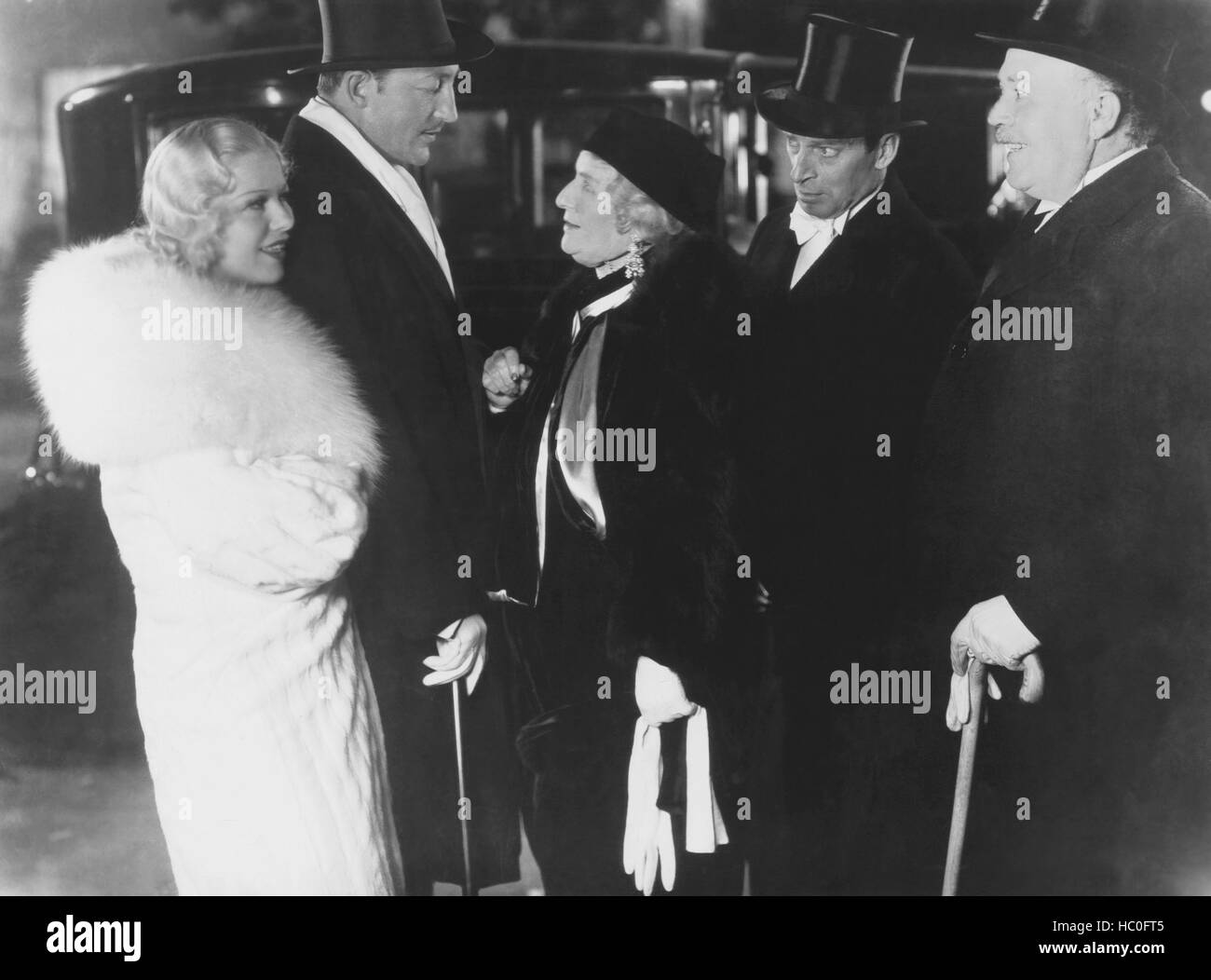 LADY FOR A DAY, from left: Glenda Farrell, Warren William, May Robson ...
