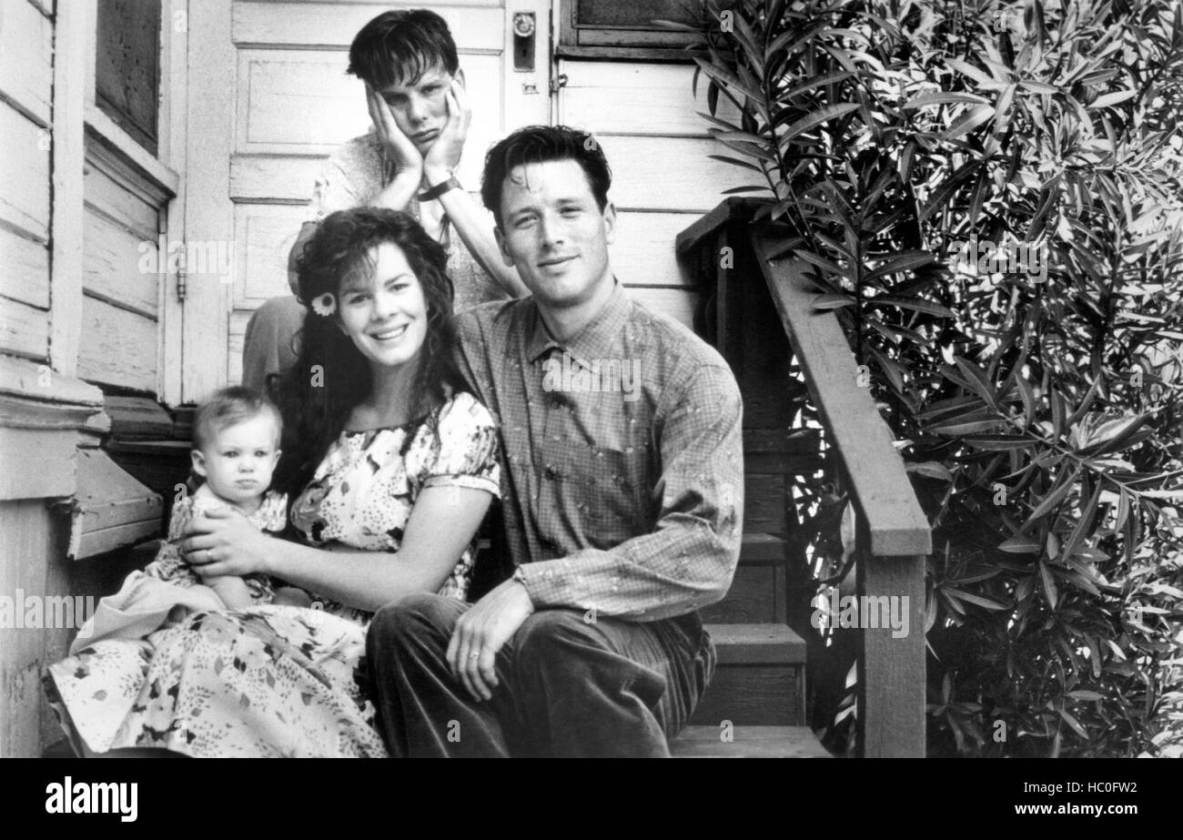 LATE FOR DINNER, from left: Marcia Gay Harden, Peter Berg, Brian Wimmer ...