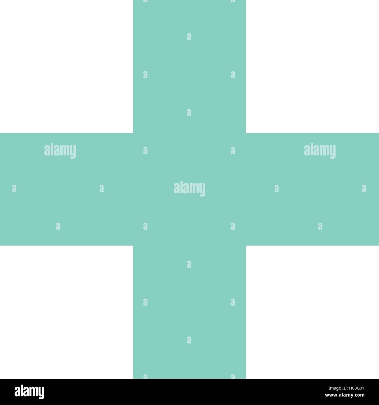 Medical cross symbol icon vector illustration graphic design Stock ...