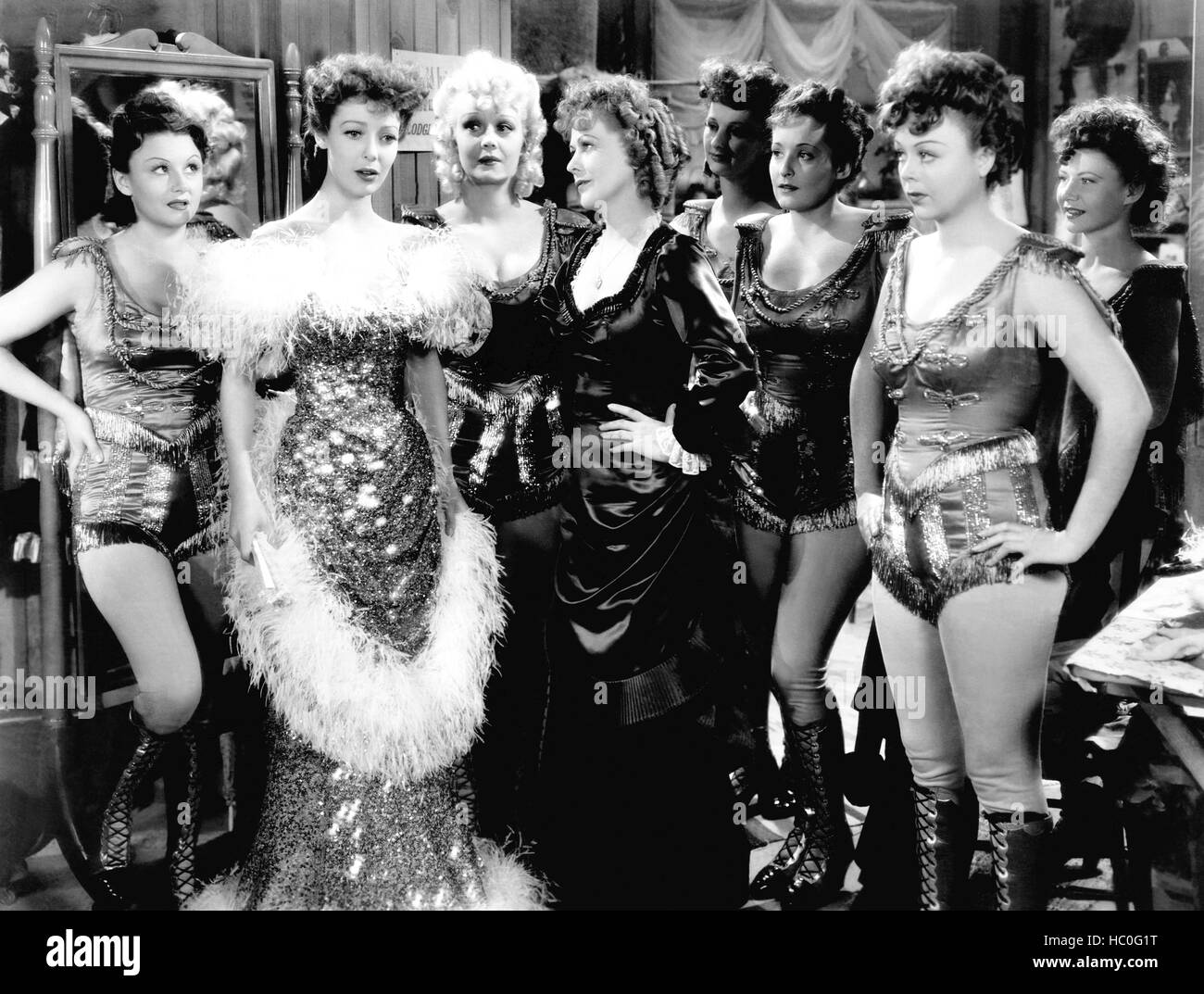 THE LADY FROM CHEYENNE, Gladys Blake, Loretta Young, Marion Martin ...