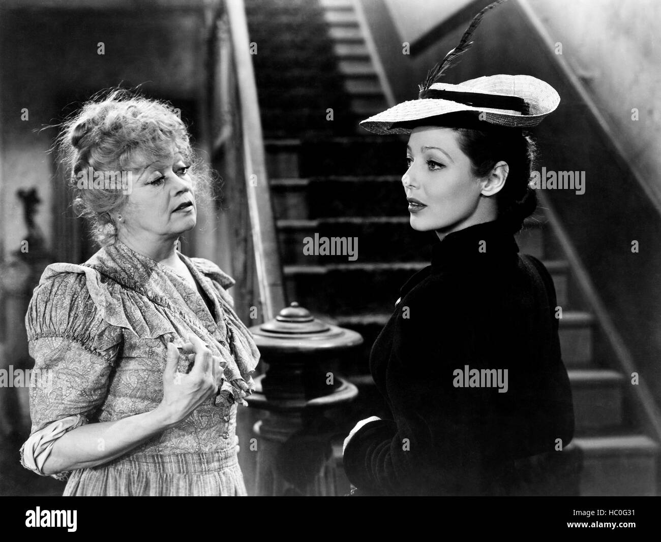 THE LADY FROM CHEYENNE, from left, Esther Howard, Loretta Young, 1941 ...