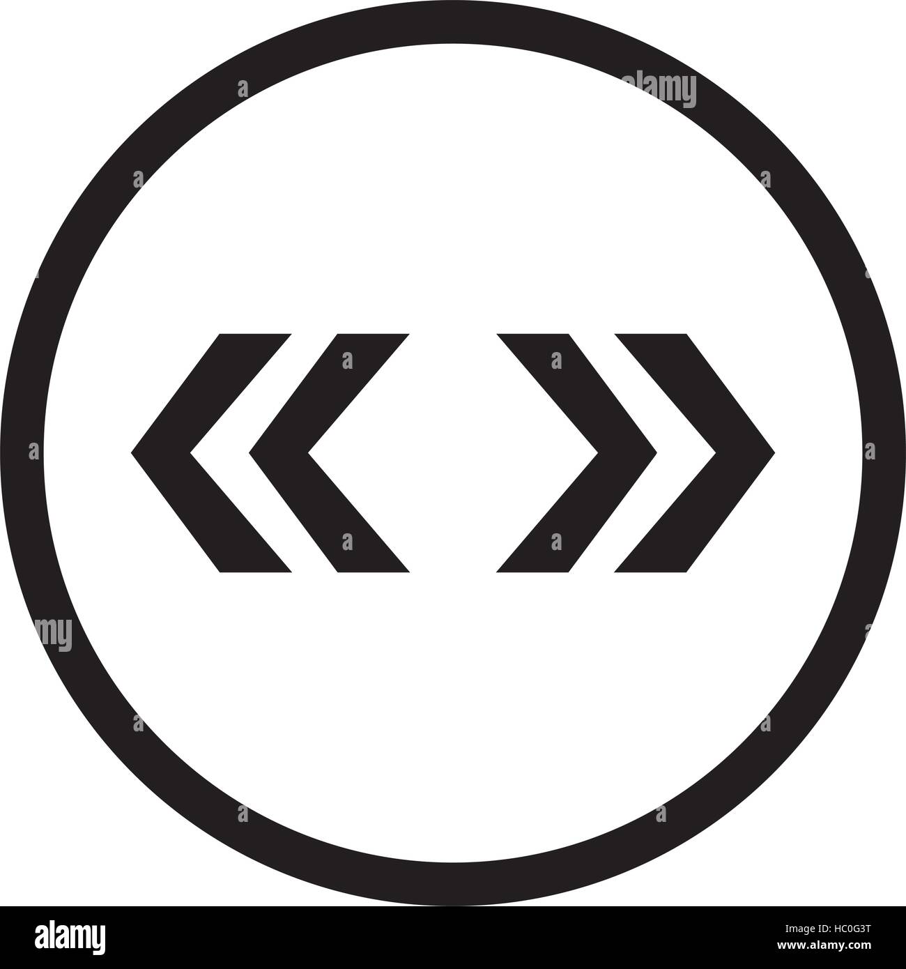 left right arrows icon vector illustration graphic design Stock Vector ...