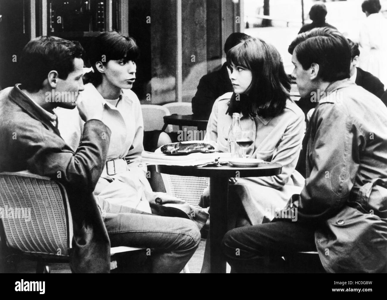 LA GUERRE EST FINIE, (aka THE WAR IS OVER), Anouk Ferjac (second from ...