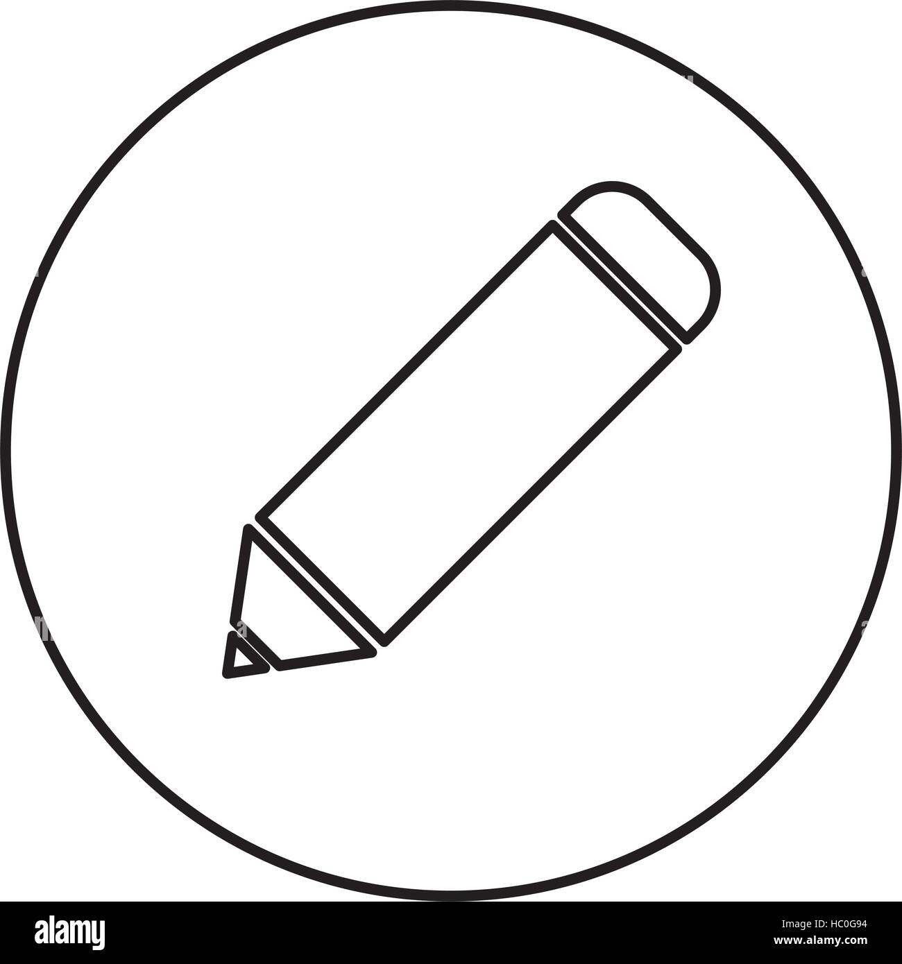 Isolated pencil symbol icon vector illustration graphic design Stock ...