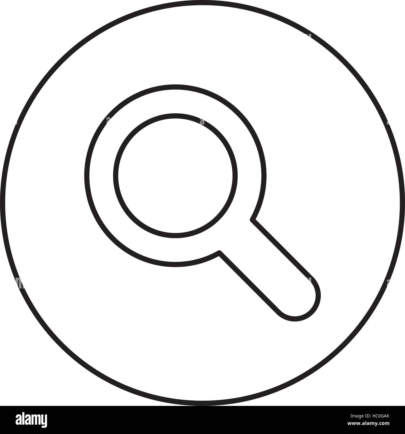 magnifying glass lupe icon vector illustration graphic design Stock ...