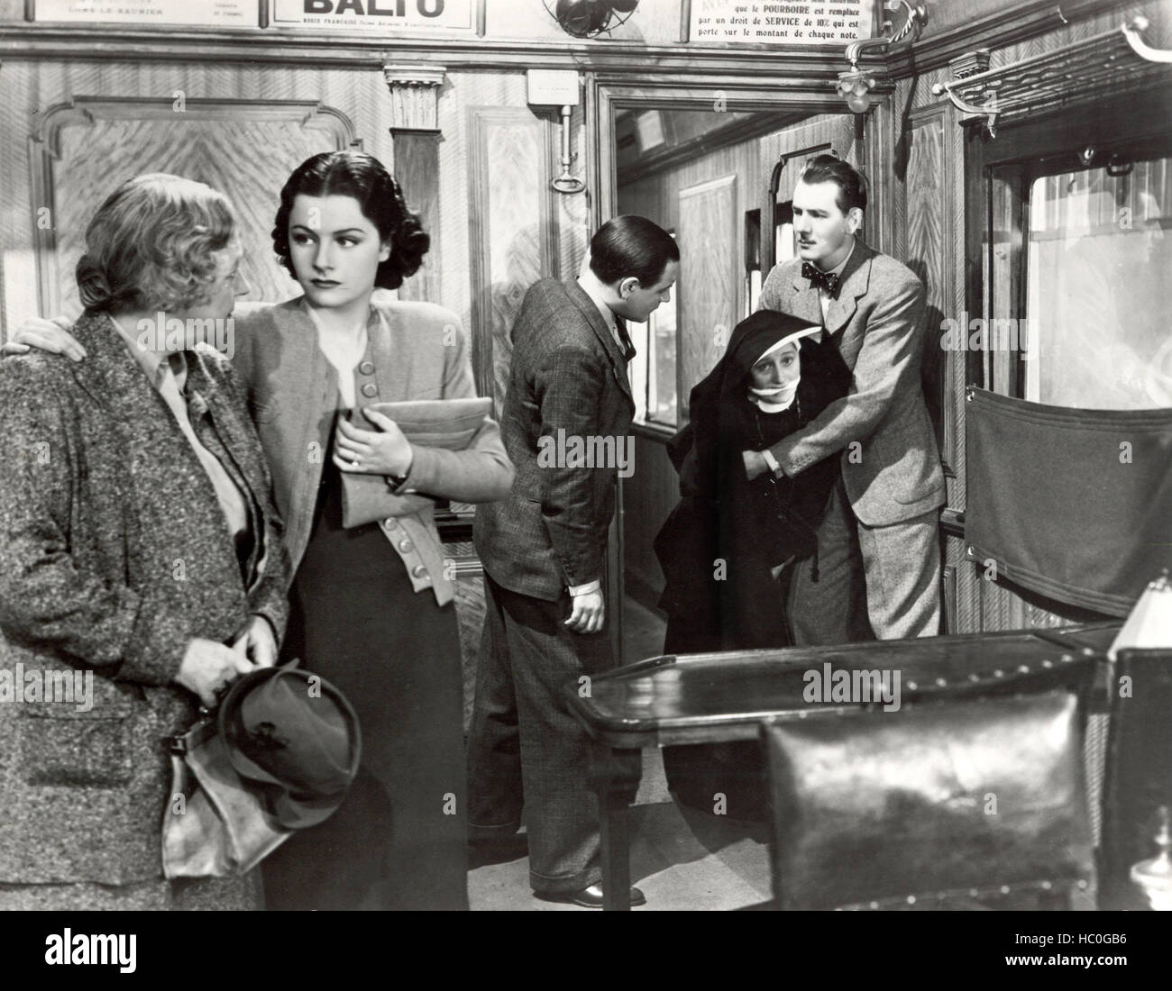 THE LADY VANISHES, Dame May Whitty, Margaret Lockwood, Naunton Wayne ...