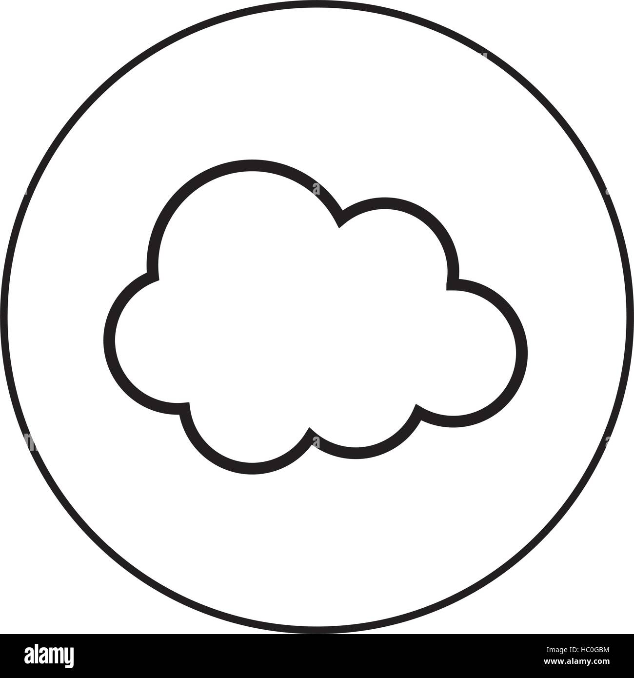 Cloud weather symbol icon vector illustration graphic design Stock ...