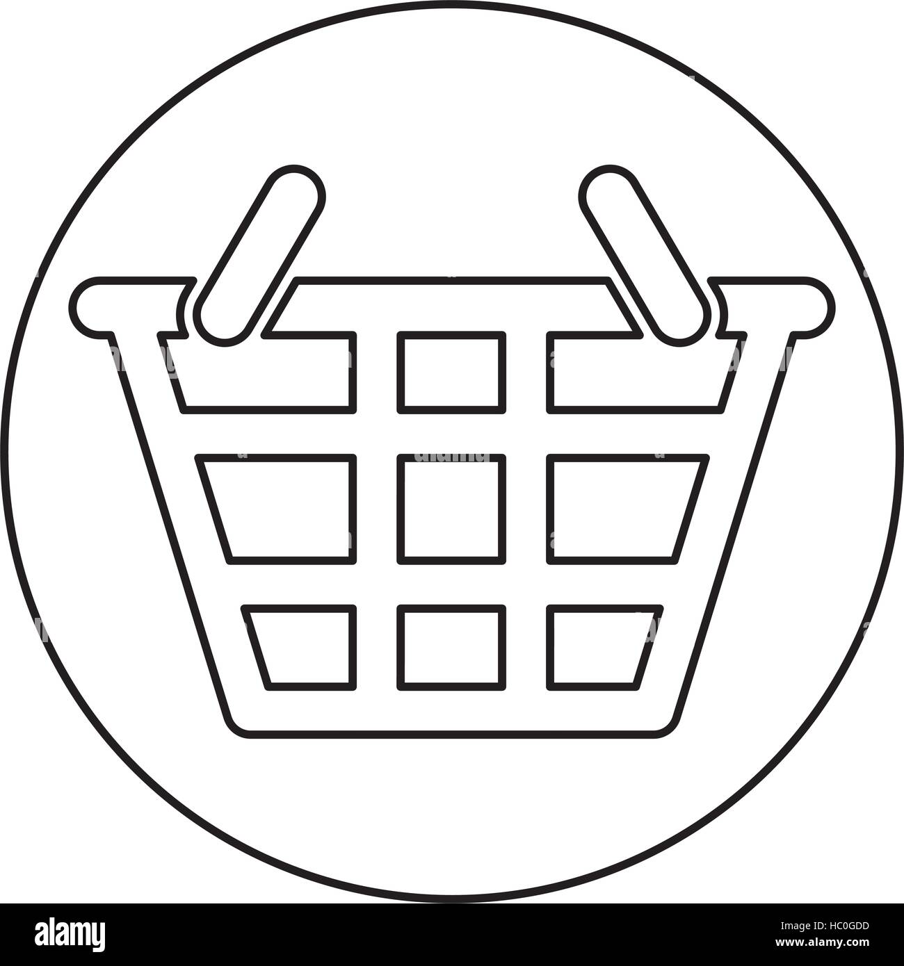 Shopping basket symbol icon vector illustration graphic design Stock ...
