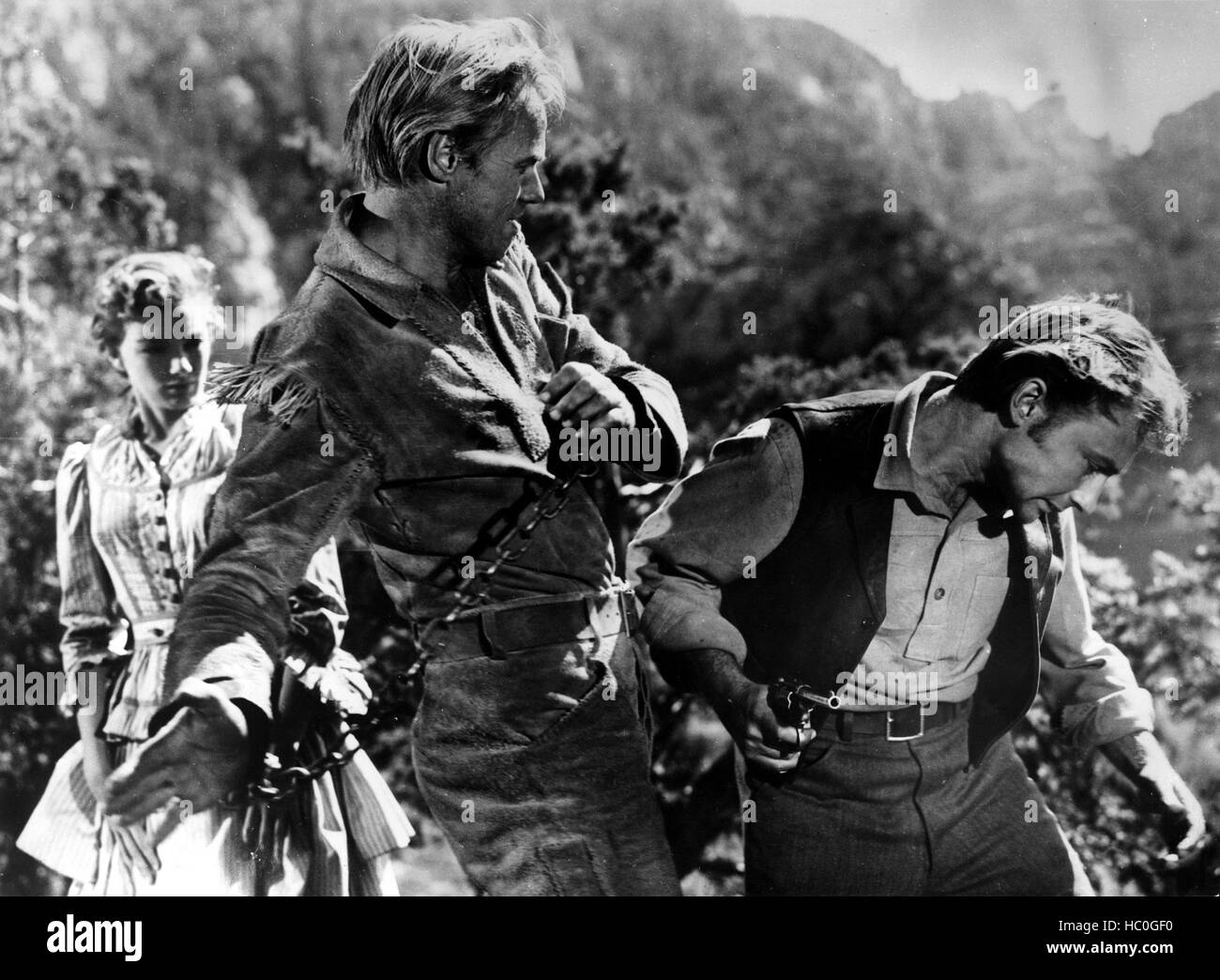 THE LAST WAGON, Felicia Farr, Richard Widmark, Nick Adams, 1956 TM and ...