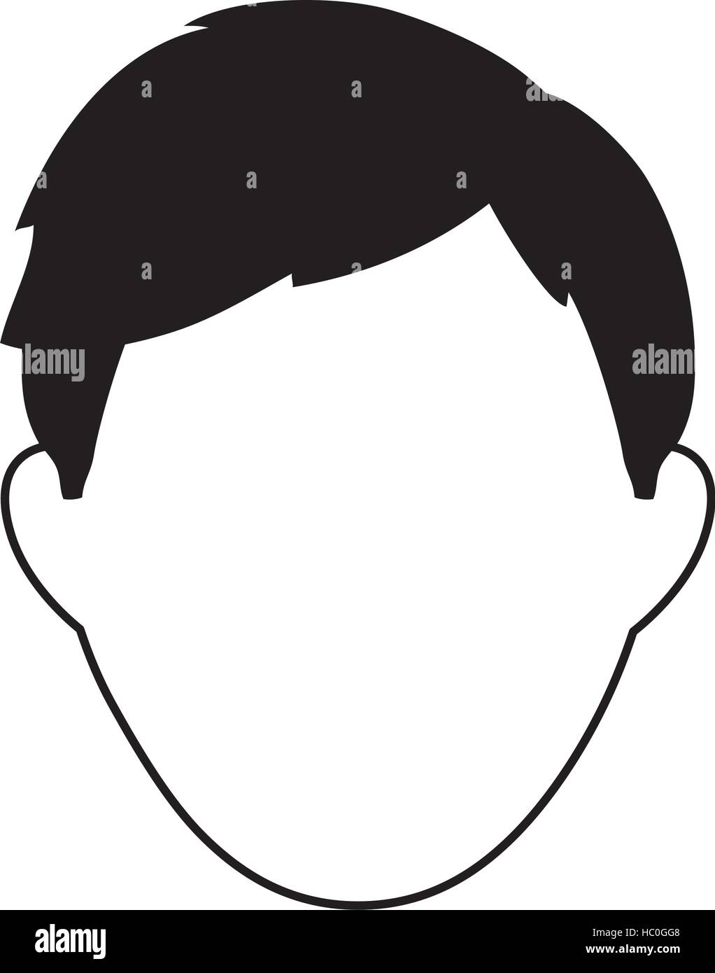 Faceless man character icon vector illustration graphic design Stock ...