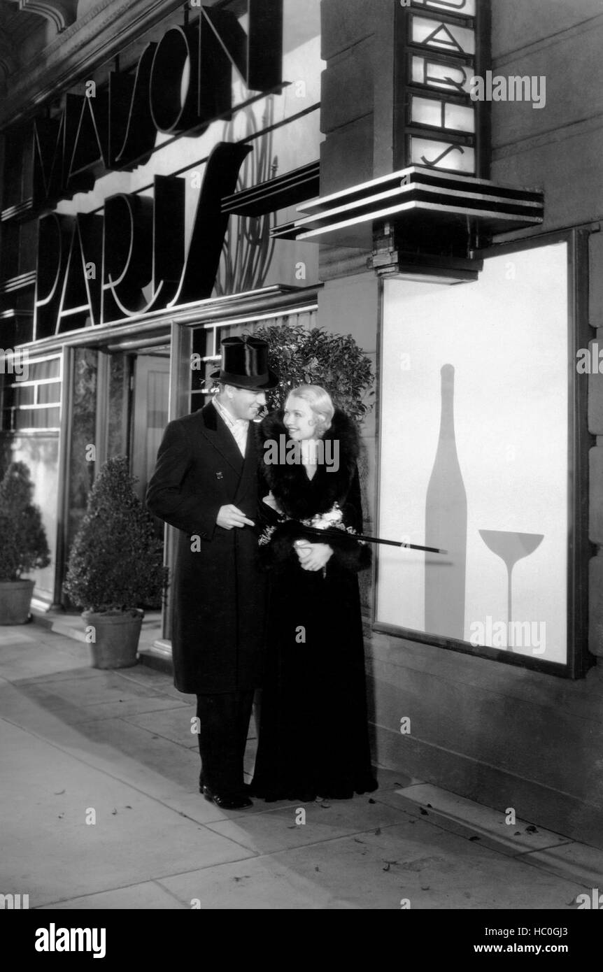 LADY WITH A PAST, from left, Ben Lyon, Constance Bennett, 1932 Stock ...