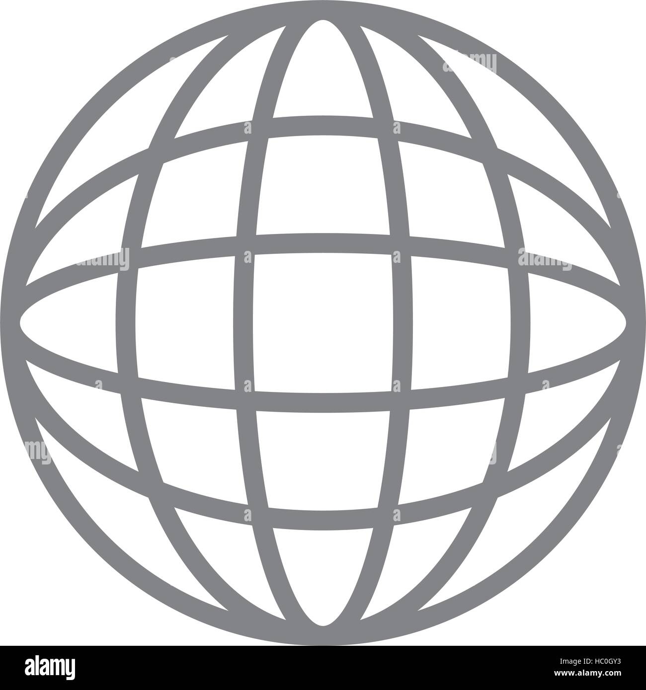 global sphere symbol icon vector illustration graphic design Stock ...