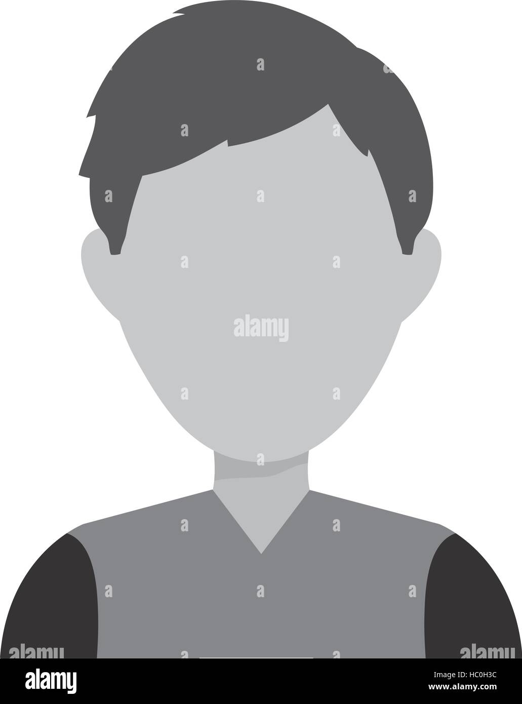 Faceless man character icon vector illustration graphic design Stock ...