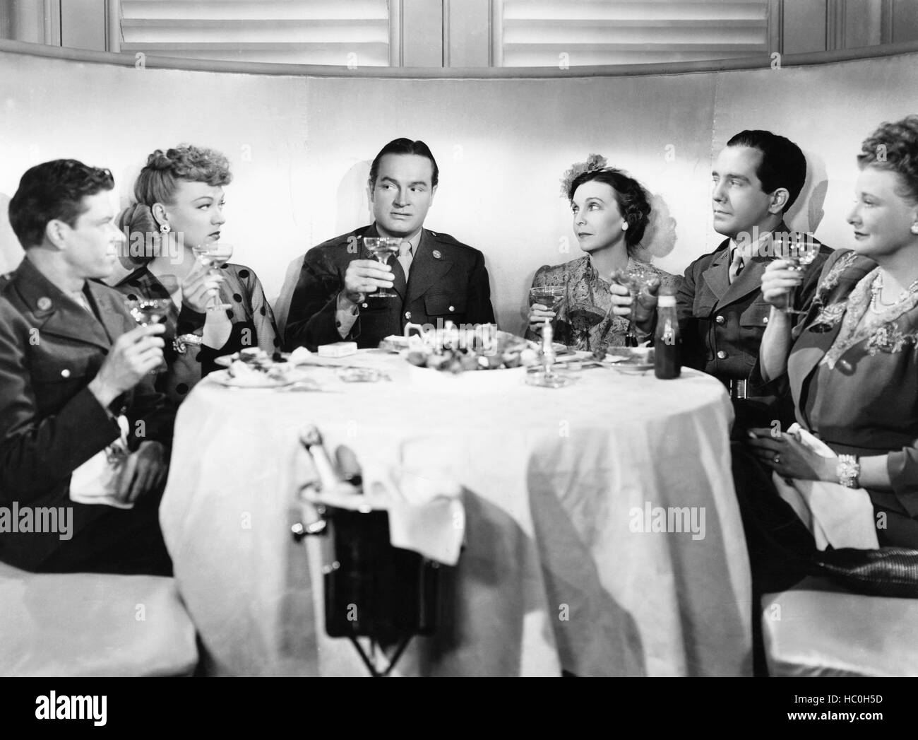 LET'S FACE IT, from left: Dave Willock, Eve Arden, Bob Hope, Zasu Pitts ...