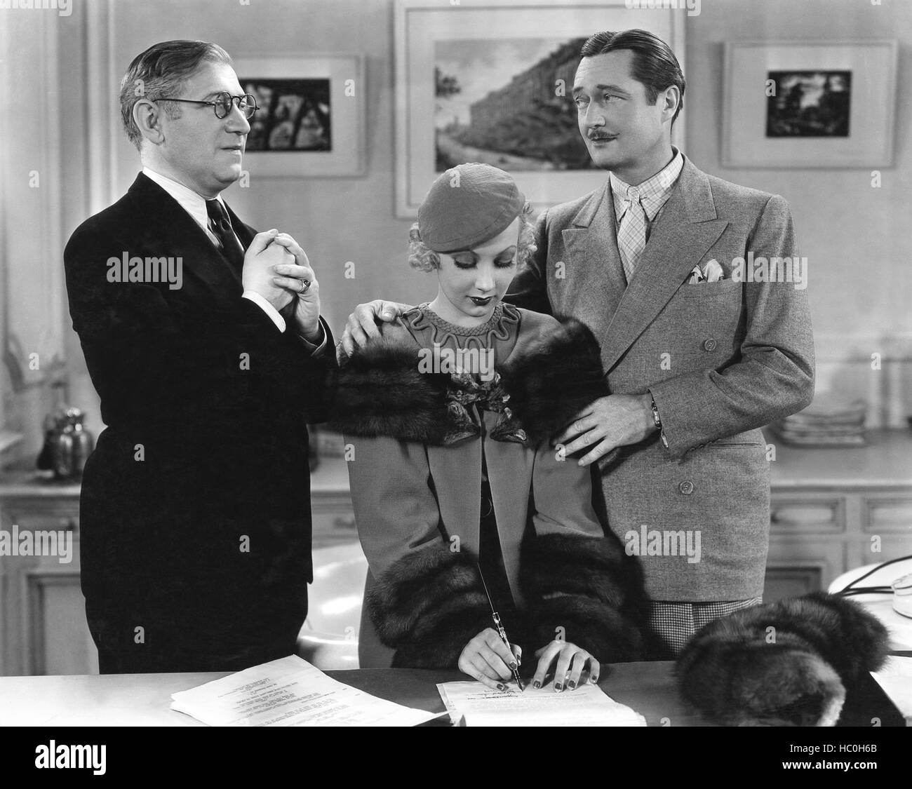 LET'S FALL IN LOVE, from left: Gregory Ratoff, Ann Sothern, Edmund Lowe ...