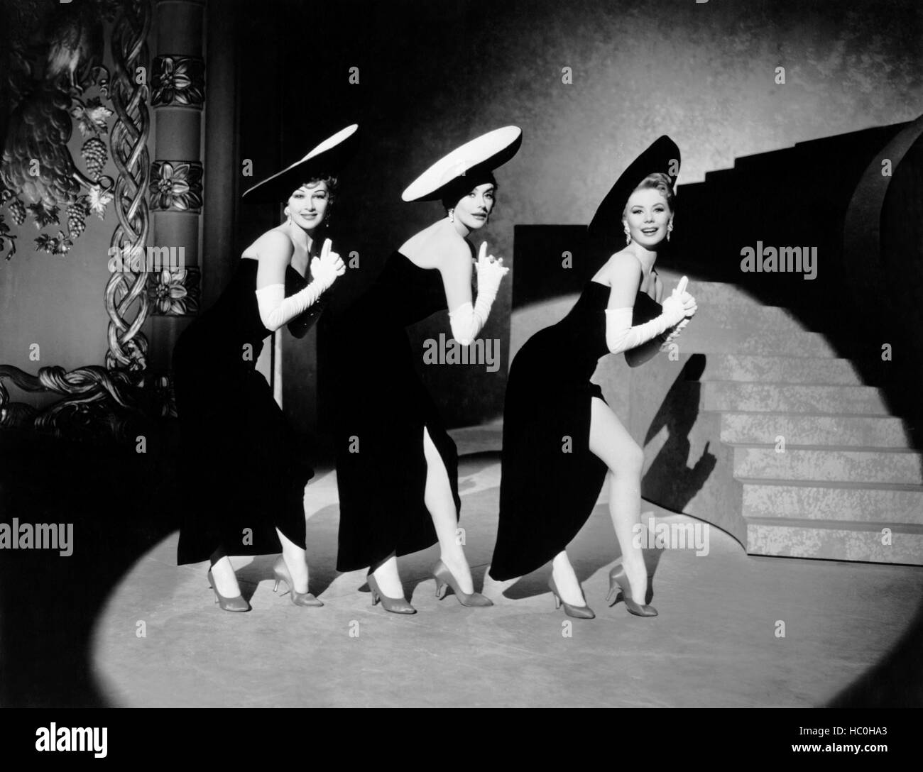 LES GIRLS, from left, Taina Elg, Kay Kendall, Mitzi Gaynor, 1957 Stock ...