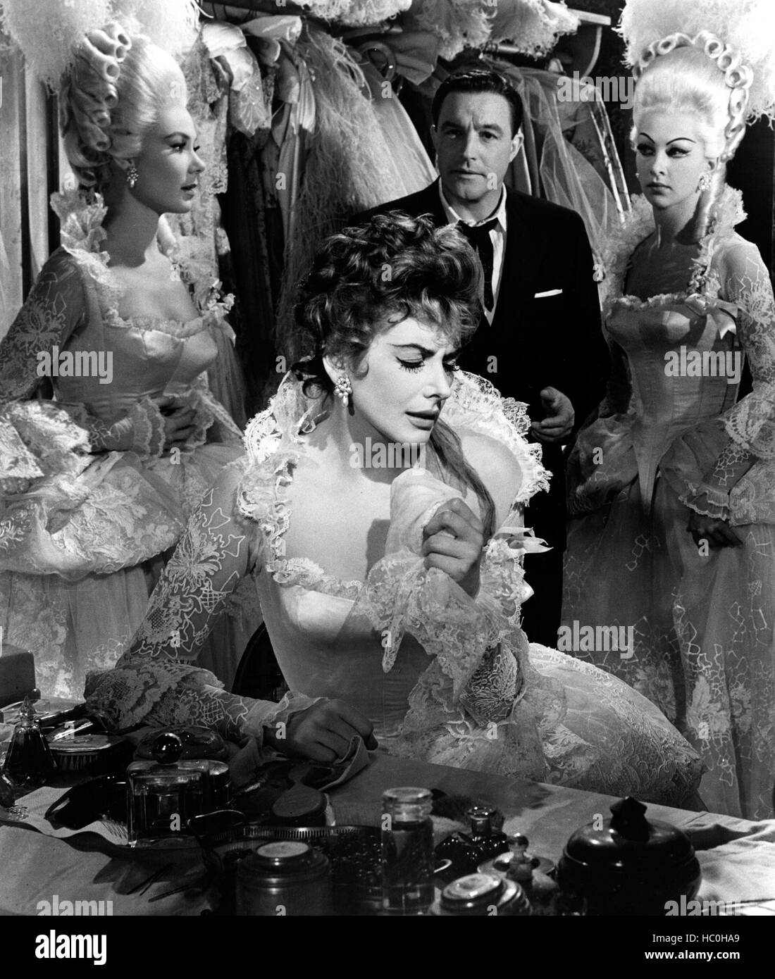 LES GIRLS, Mitzi Gaynor, Kay Kendall, Gene Kelly, Tania Elg, 1957 Stock ...