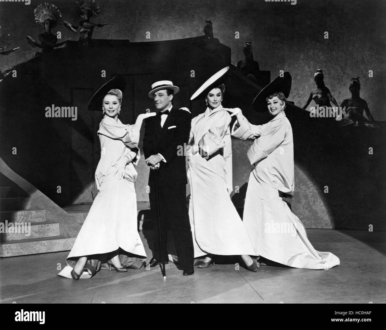 LES GIRLS, Mitzi Gaynor, Gene Kelly, Kay Kendall, Taina Elg, 1957 Stock ...