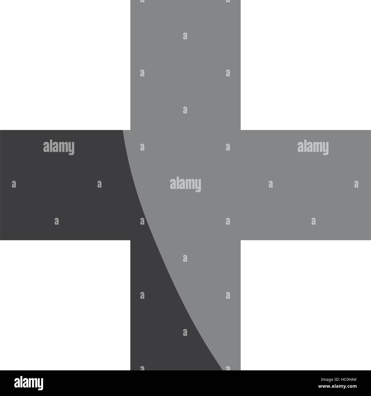 Medical cross symbol icon vector illustration graphic design Stock ...