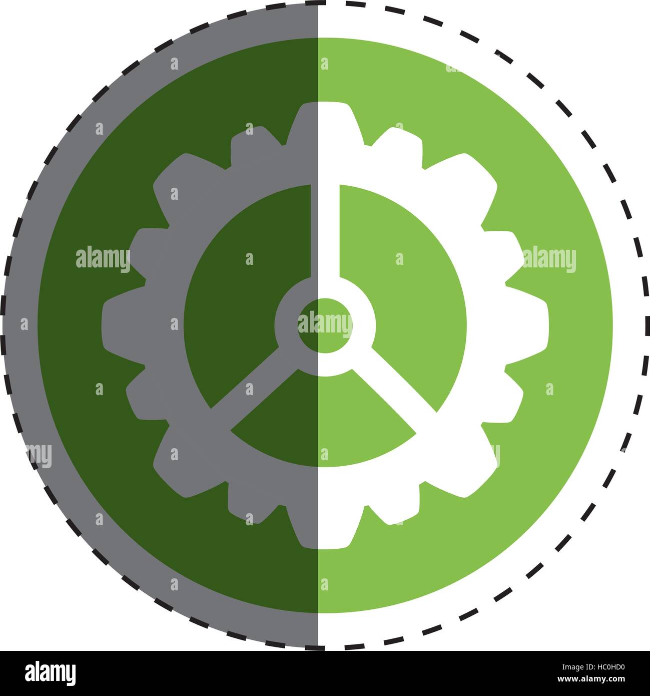gear cog wheel icon vector illustration graphic design Stock Vector ...