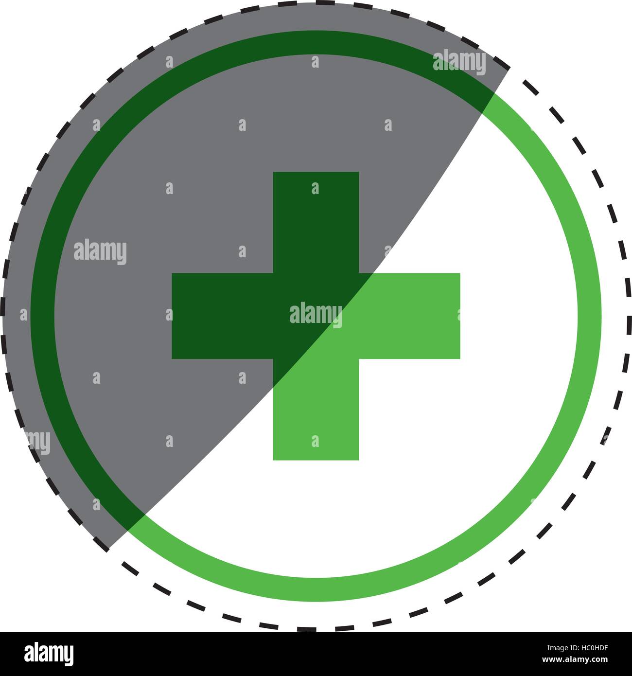 Medical cross symbol icon vector illustration graphic design Stock ...