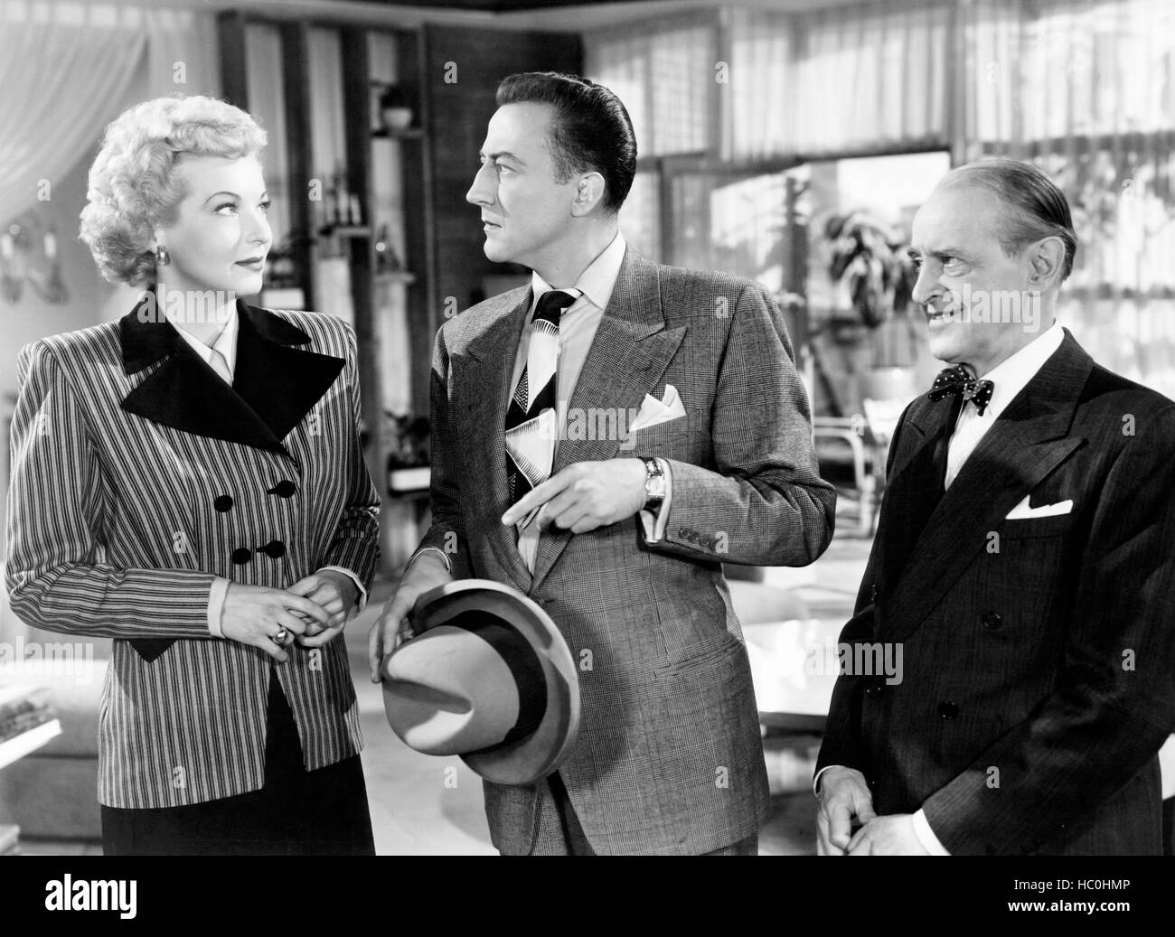 LET'S LIVE AGAIN, from left, Hillary Brooke, John Emery, Taylor Holmes ...