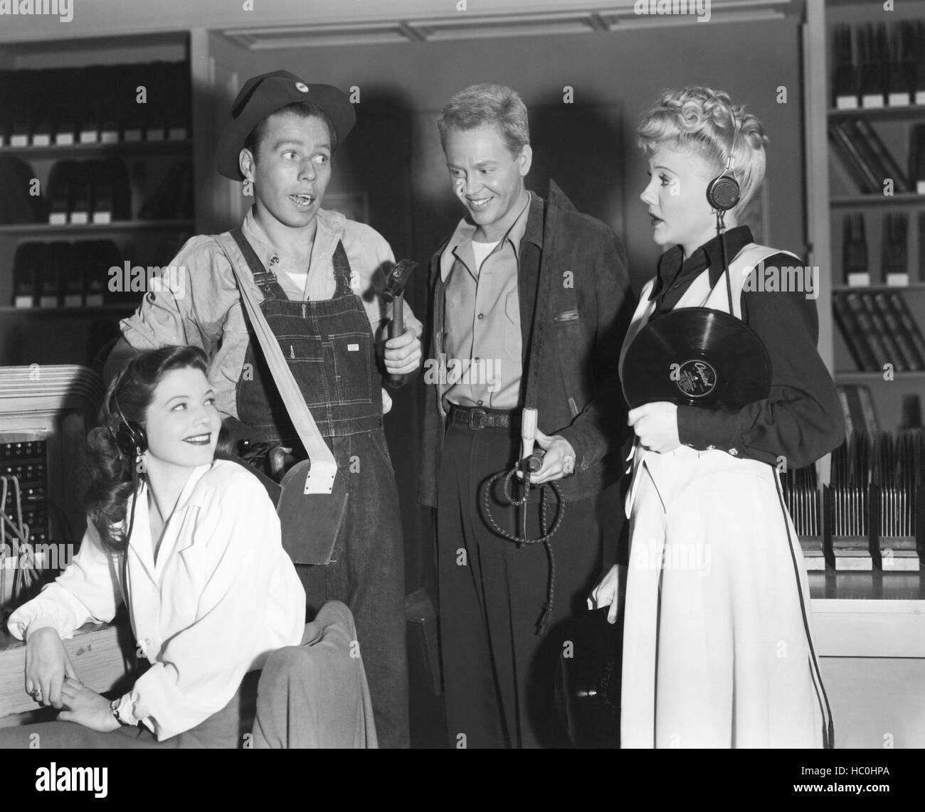 LET'S MAKE RHYTHM, from left: Gail Davis, Joe Brown Jr., Claire ...