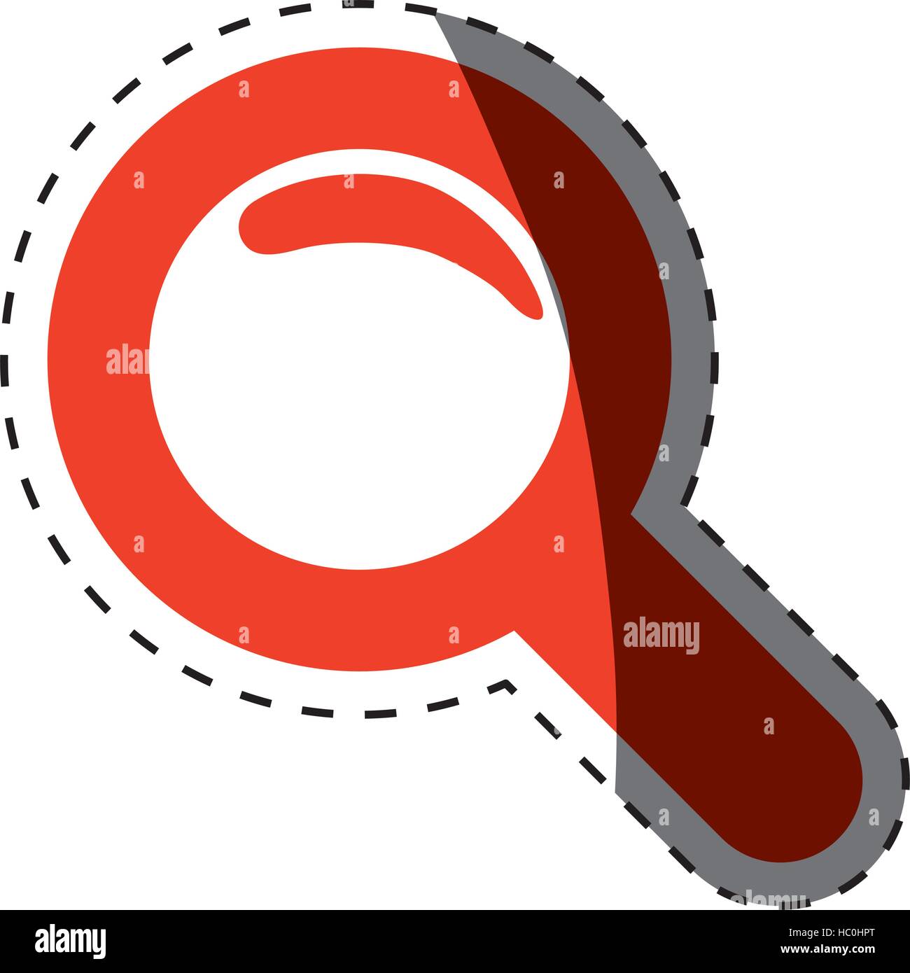 magnifying glass lupe icon vector illustration graphic design Stock ...