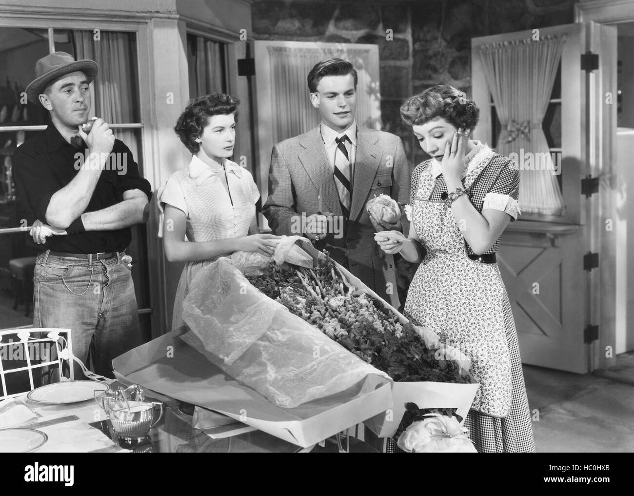 LET'S MAKE IT LEGAL, from left, Macdonald Carey, Barbara Bates, Robert ...