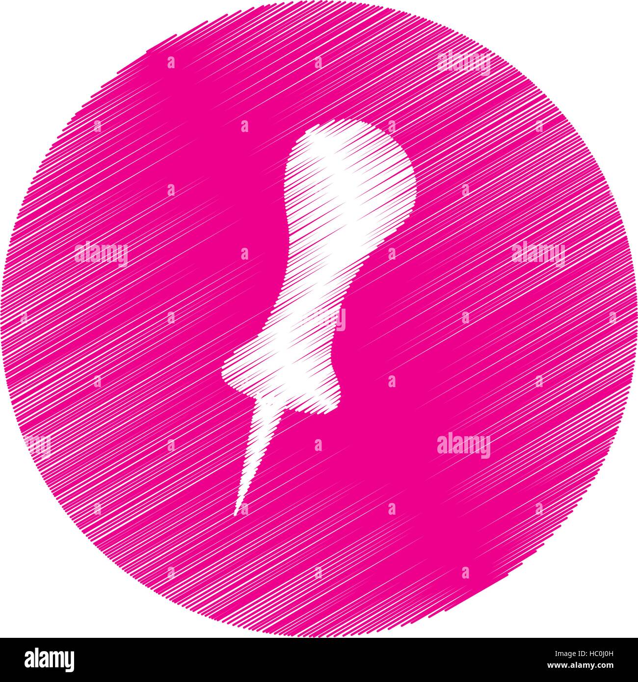 push pin thumbtack icon vector illustration graphic design Stock Vector ...
