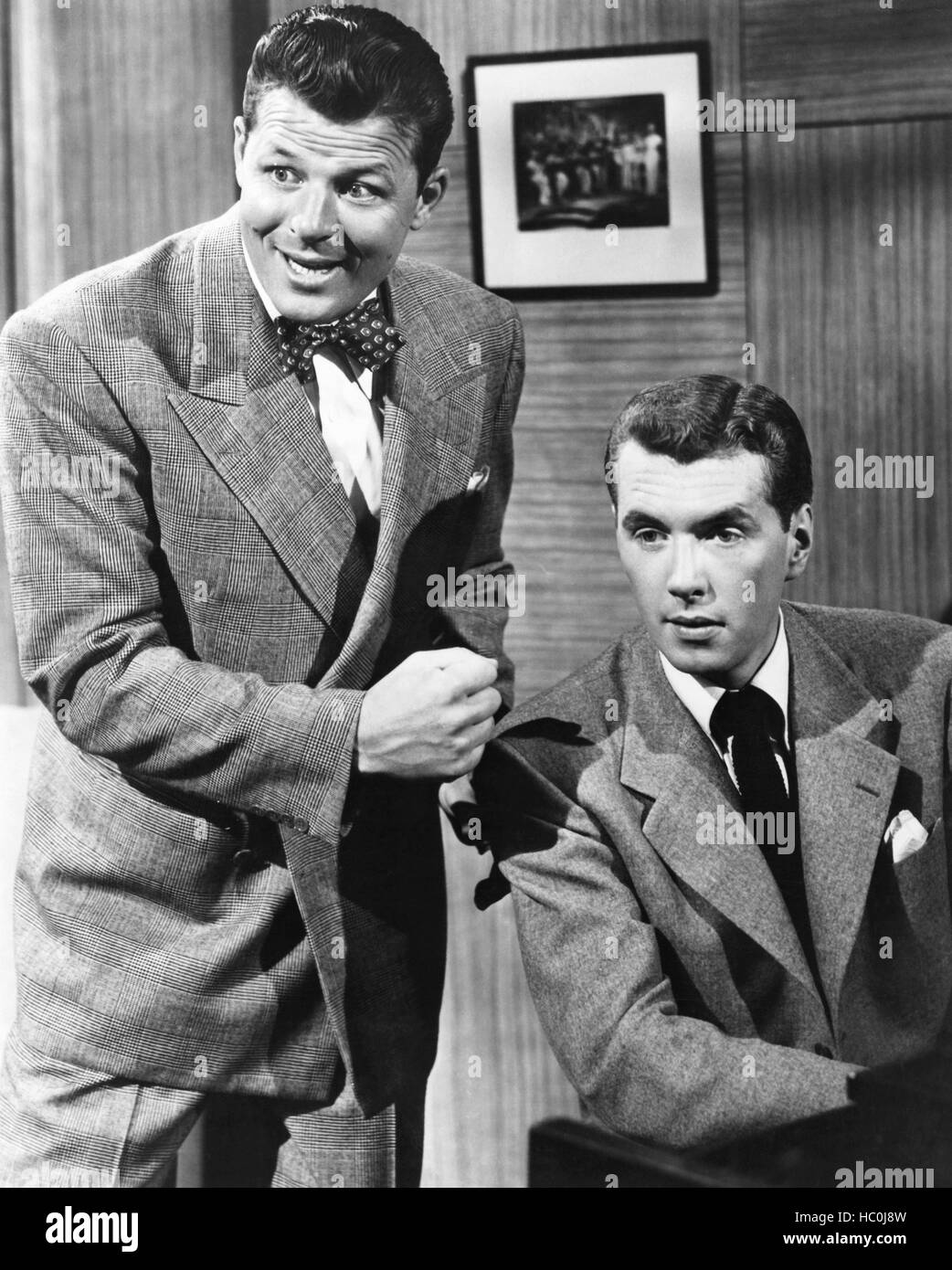 LOVE AND LEARN, from left: Jack Carson, Robert Hutton, 1947 Stock Photo ...