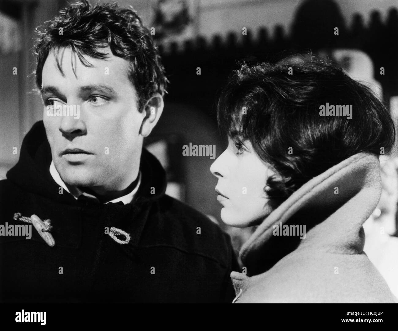 LOOK BACK IN ANGER, from left, Richard Burton, Claire Bloom, 1959 Stock ...