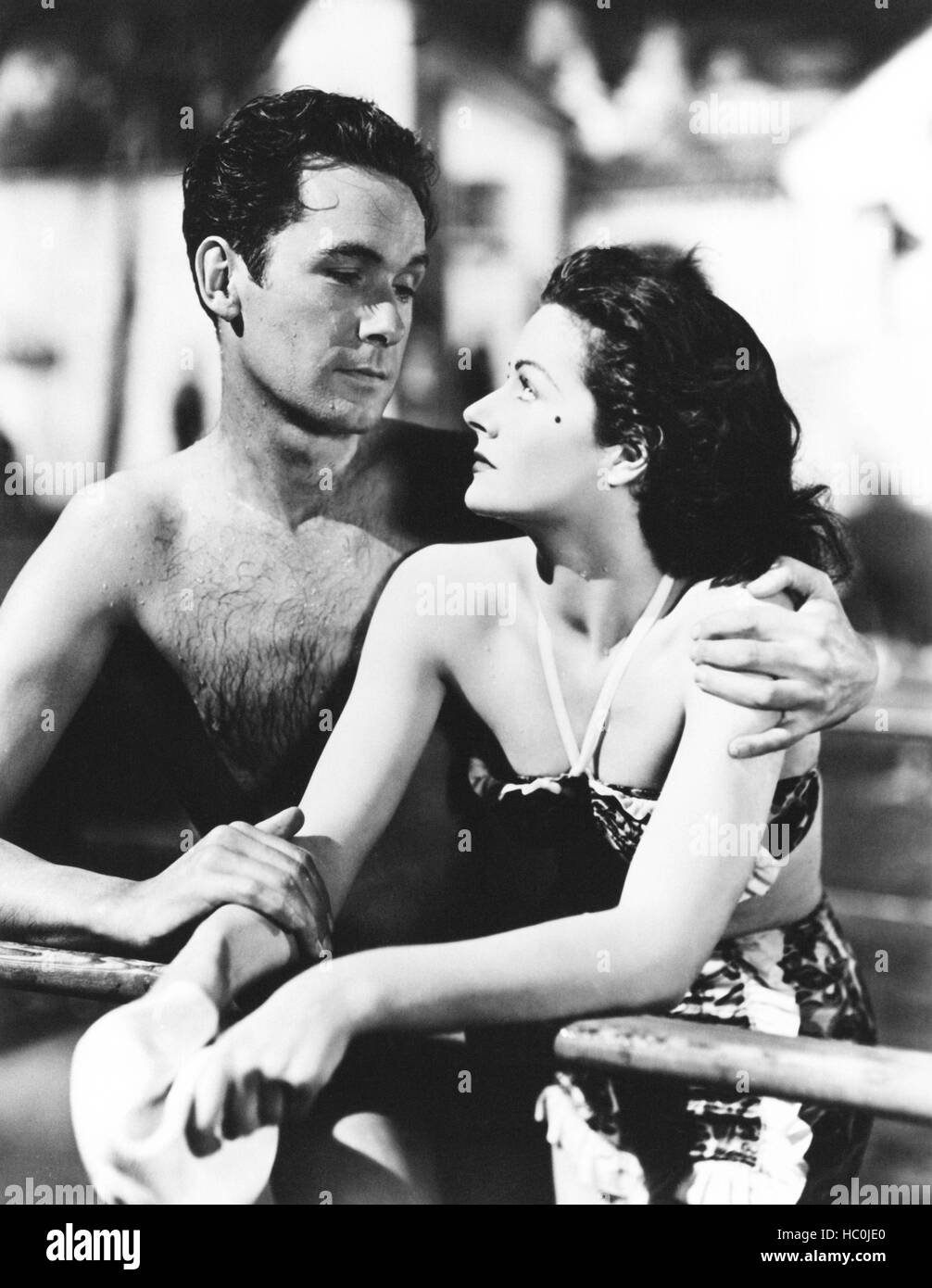 LOOK BEFORE YOU LOVE, from left: Griffith Jones, Margaret Lockwood ...