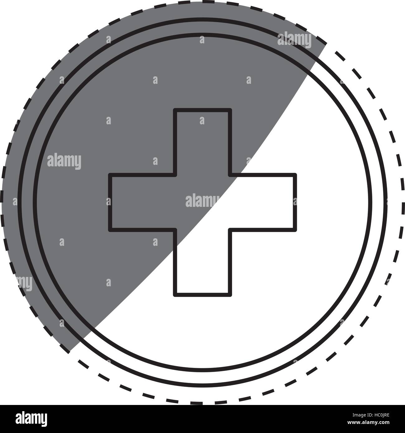 Medical cross symbol icon vector illustration graphic design Stock ...