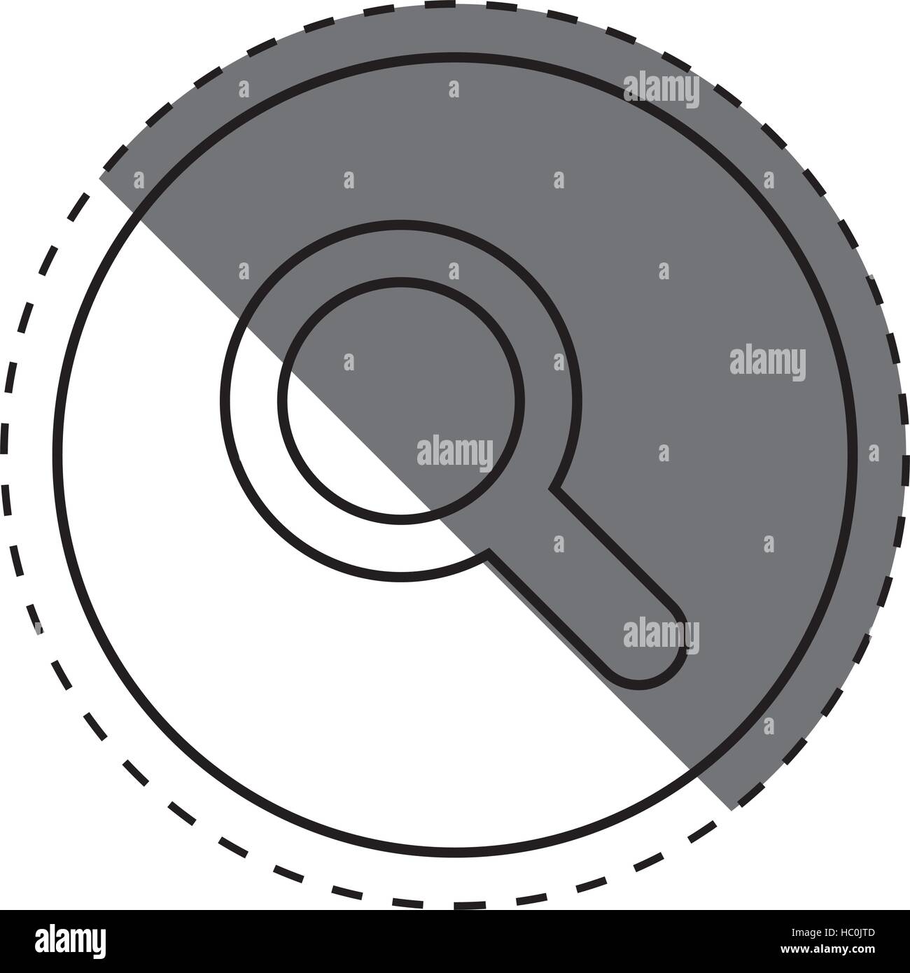 magnifying glass lupe icon vector illustration graphic design Stock ...
