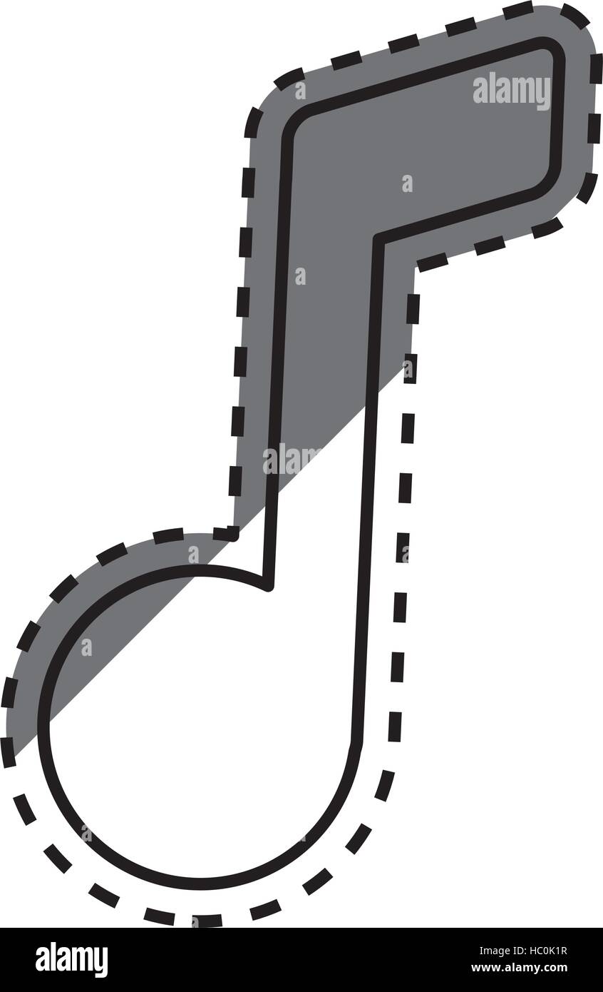 Music note symbol icon vector illustration graphic design Stock Vector ...