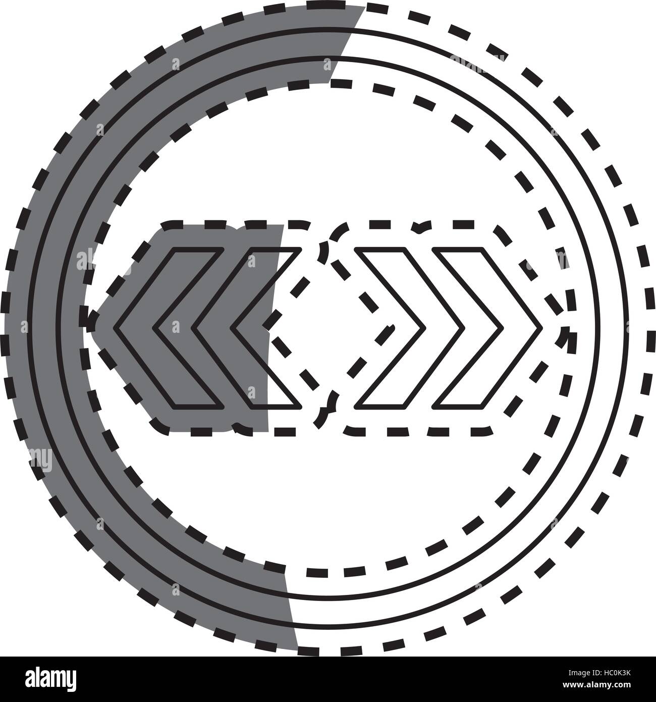 Directional cut Stock Vector Images - Alamy