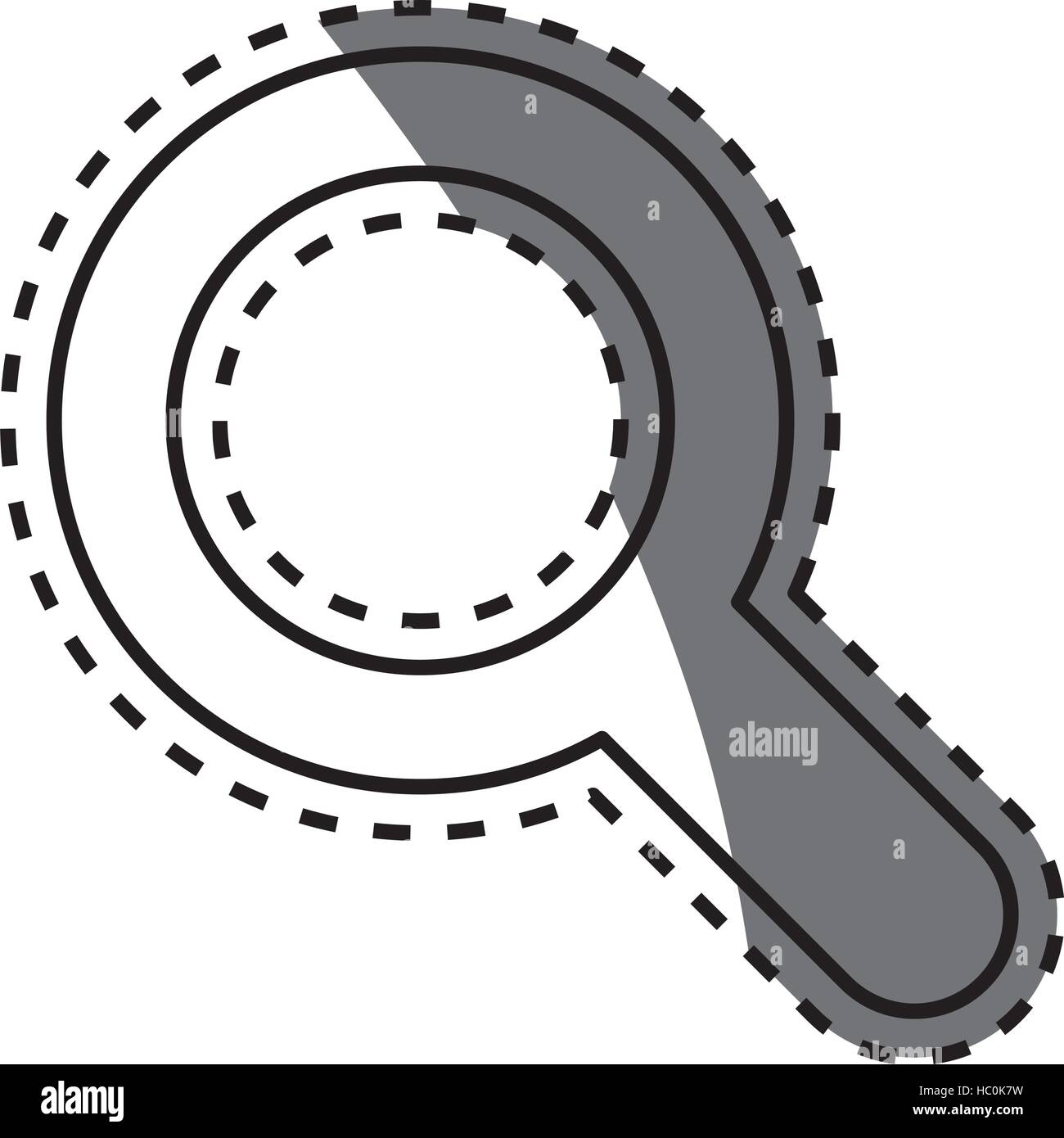 magnifying glass lupe icon vector illustration graphic design Stock ...